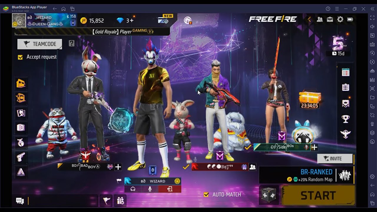 Free Fire Noob players Gameplay - YouTube