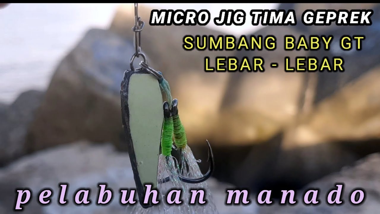 SPOT GACOR || CUMA DENGAN MICRO JIG TIMAH GEPREK DAPATNYA BABY GT LEBAR ...