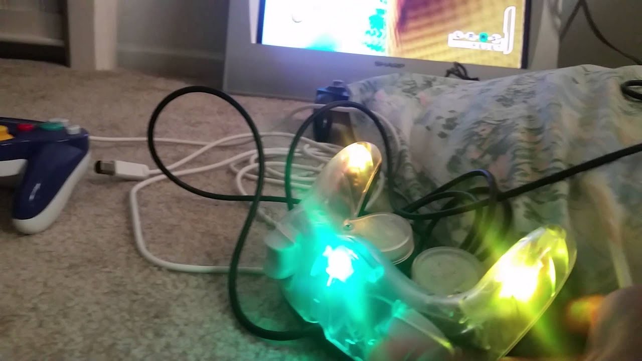 Rgb slow Led GameCube controller (black smash edit - YouTube