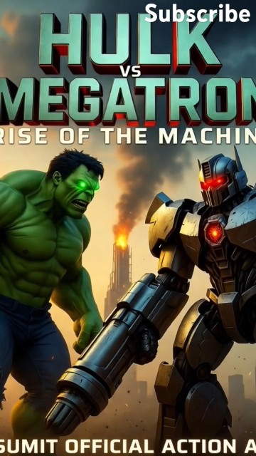 HULK VS MEGATRON RISE OF THE MACHINE #avengers #hulk #marvel # ...