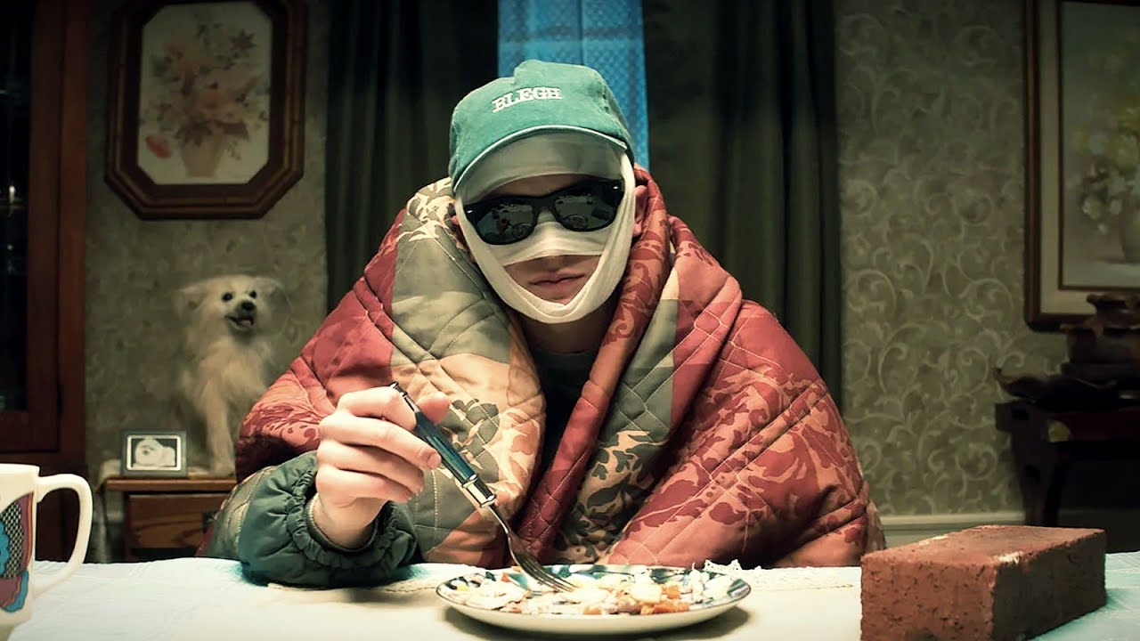 A boy with a dangerous appearance must avoid eye contact to prevent ...