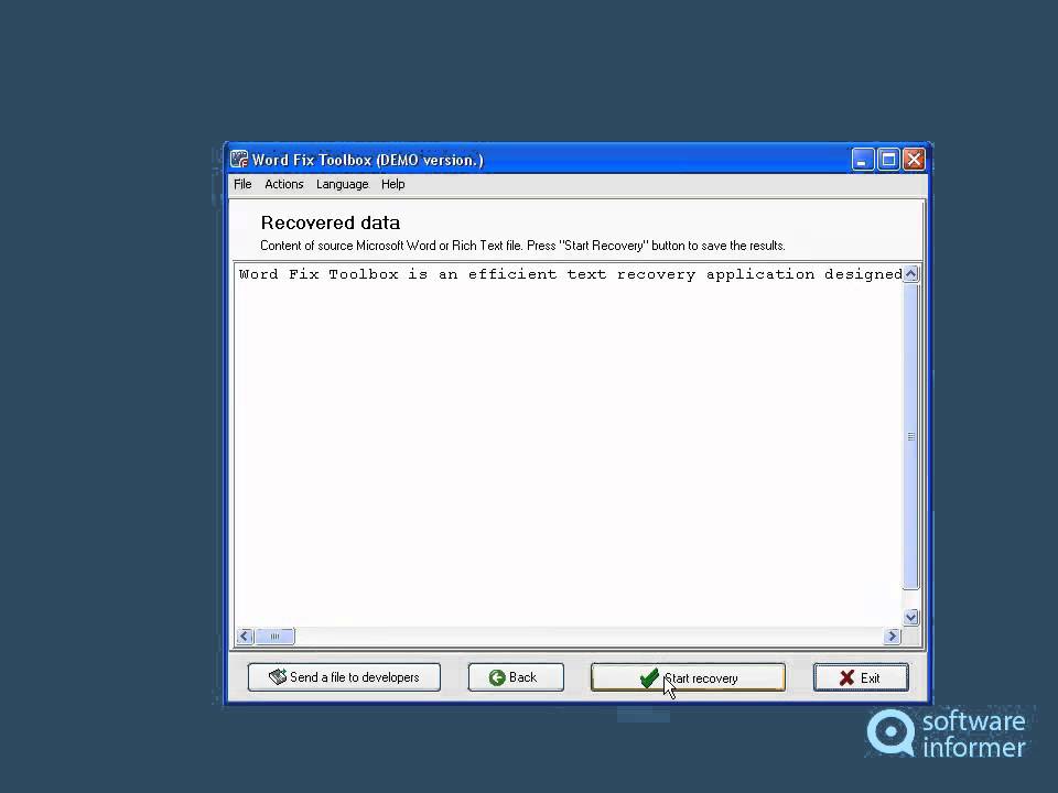 Working with Word Fix Toolbox - YouTube