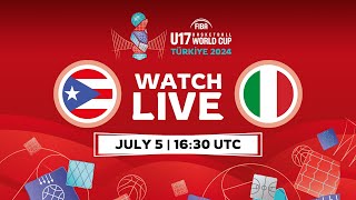 Video Puerto Rico U17 – Italy U17. Full match record (Basketball. U-17 ...