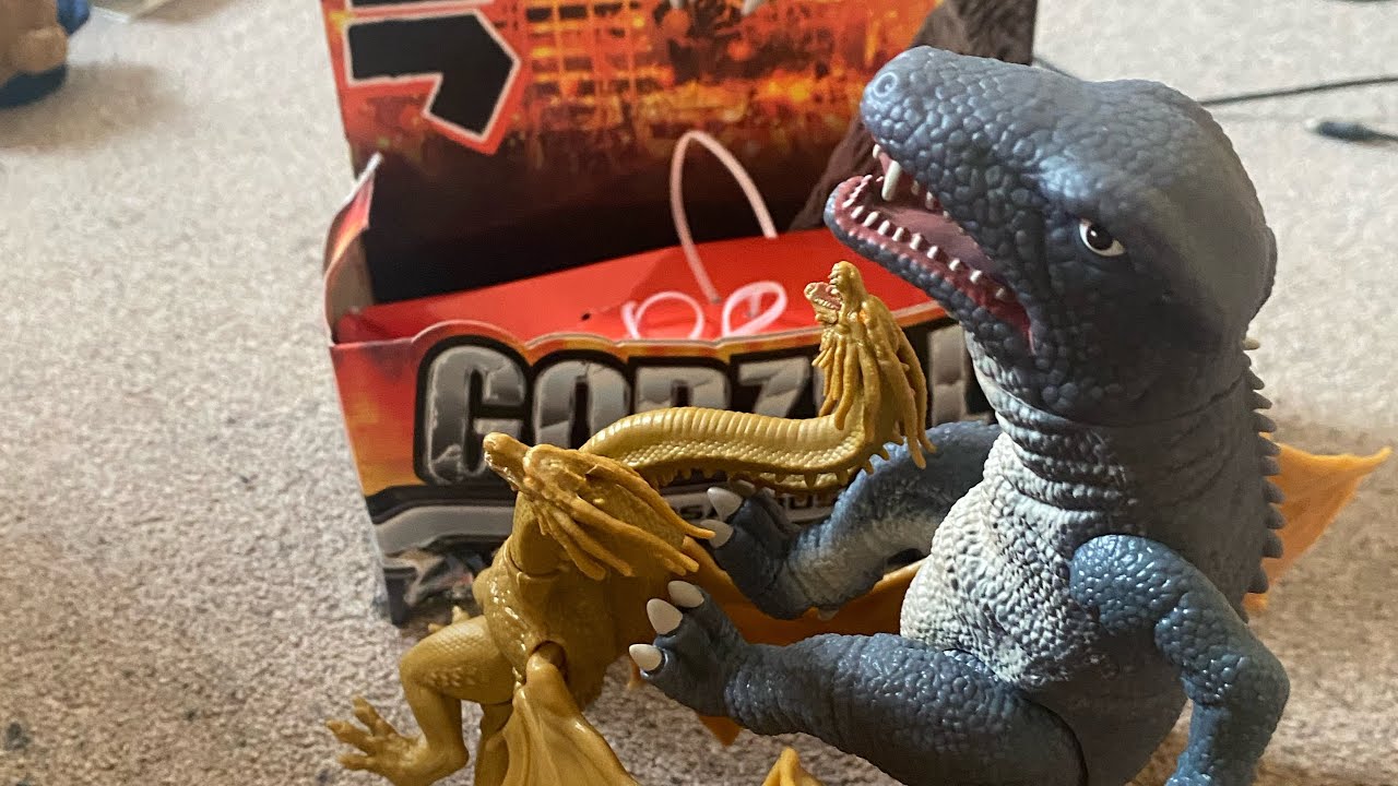 Unboxing Toho classics Gorosaurus toy from playmates - YouTube