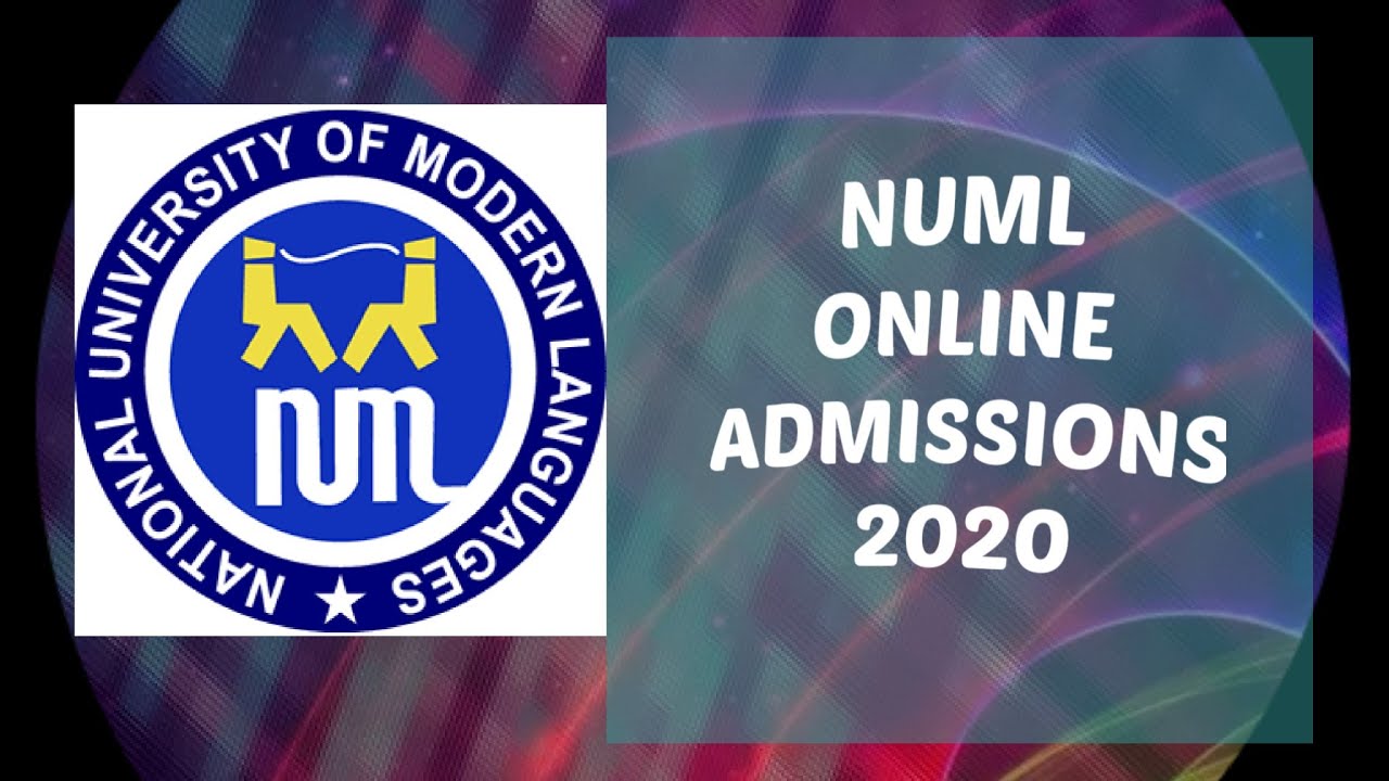 HOW TO APPLY IN NUML UNIVERSITY ONLINE | NUML ADMISSIONS 2020 - YouTube