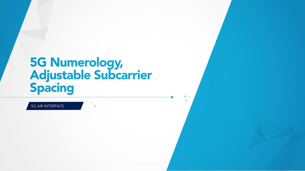 5G Numerology, Adjustable Subcarrier Spacing - YouTube