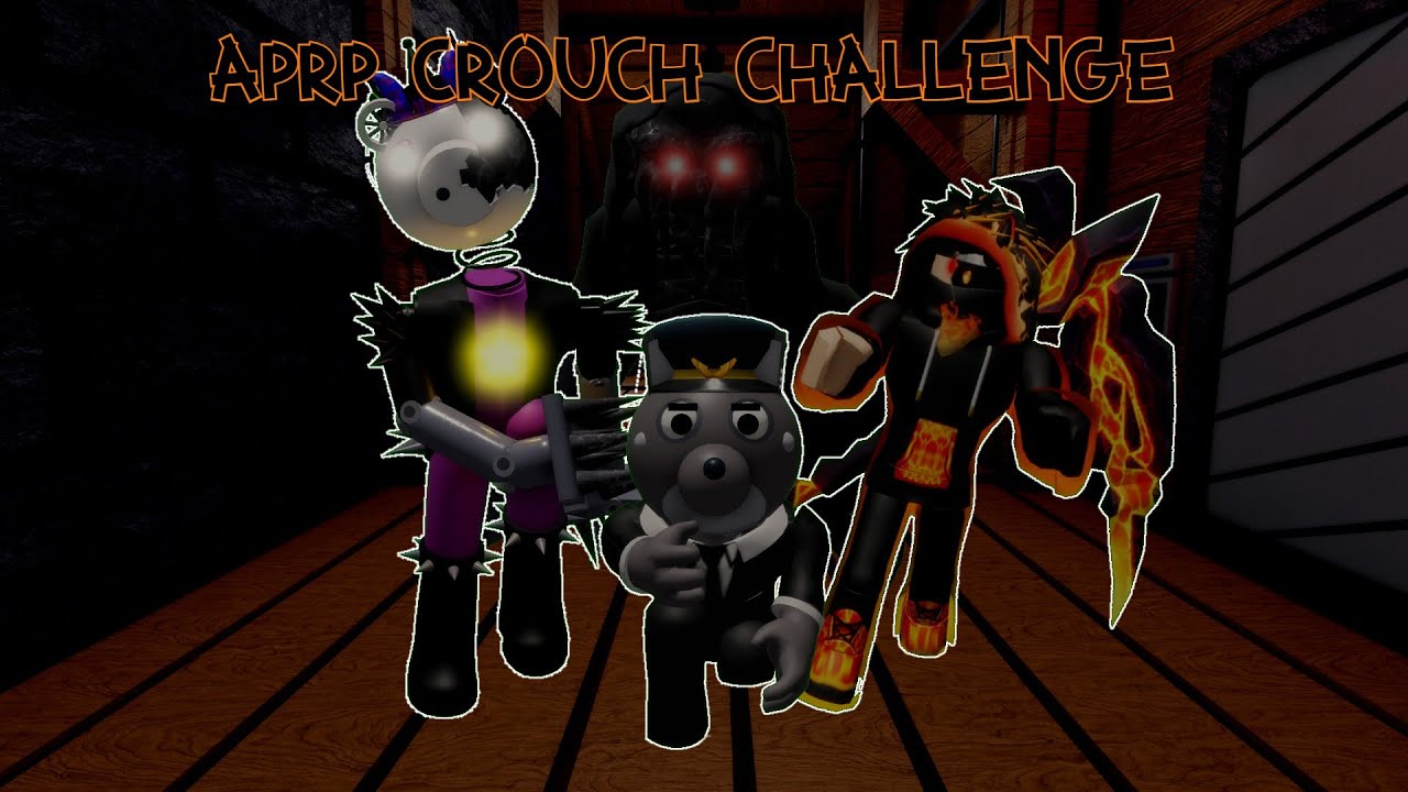 Piggy APRP Chapters: CROUCHING ONLY CHALLENGE - YouTube