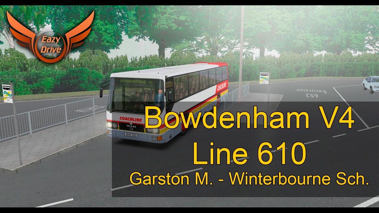 OMSI 2 - Bowdenham v4 Line 610 MAN UL 242 - YouTube