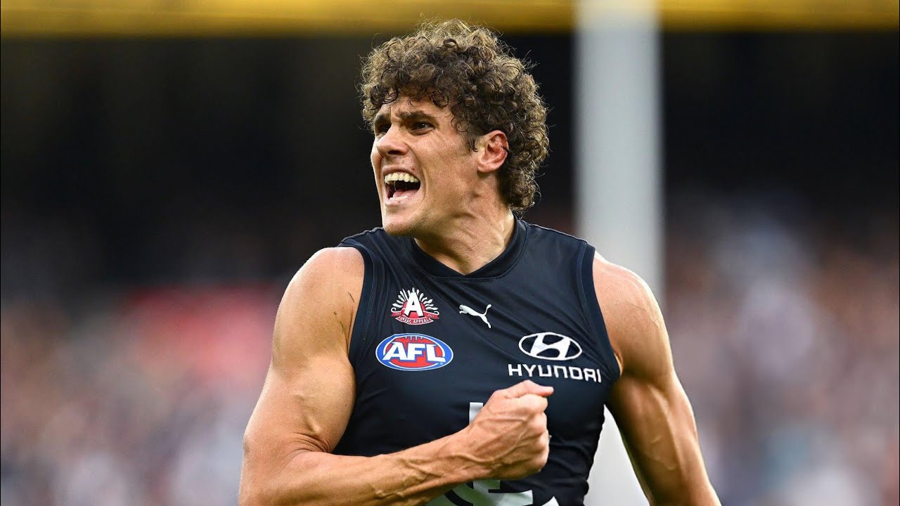Charlie Curnow - Carlton - AFL 2025 Season Highlights - YouTube