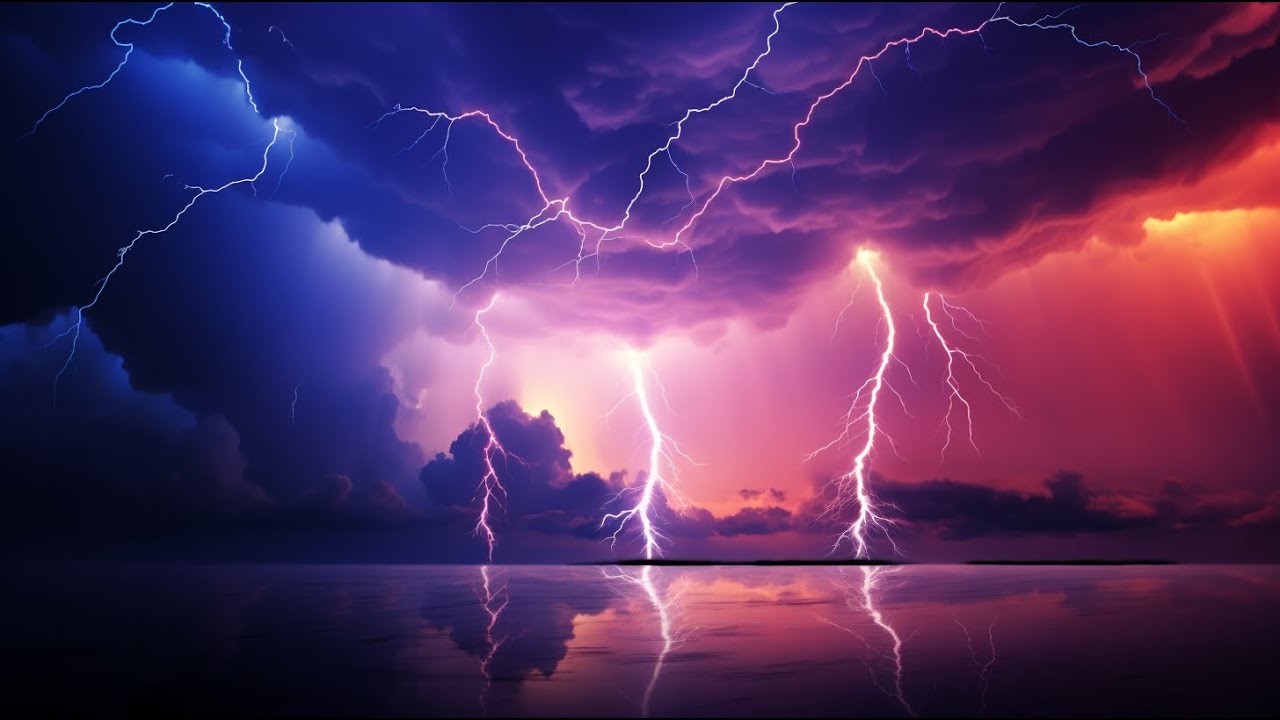 Heavy Thunderstorm Sounds | Relaxing Rain, Thunder & Lightning Ambience ...