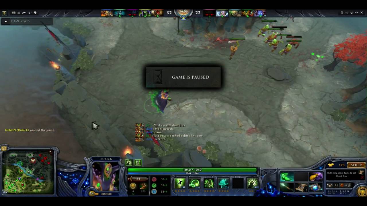 Dota 2 long pause - YouTube
