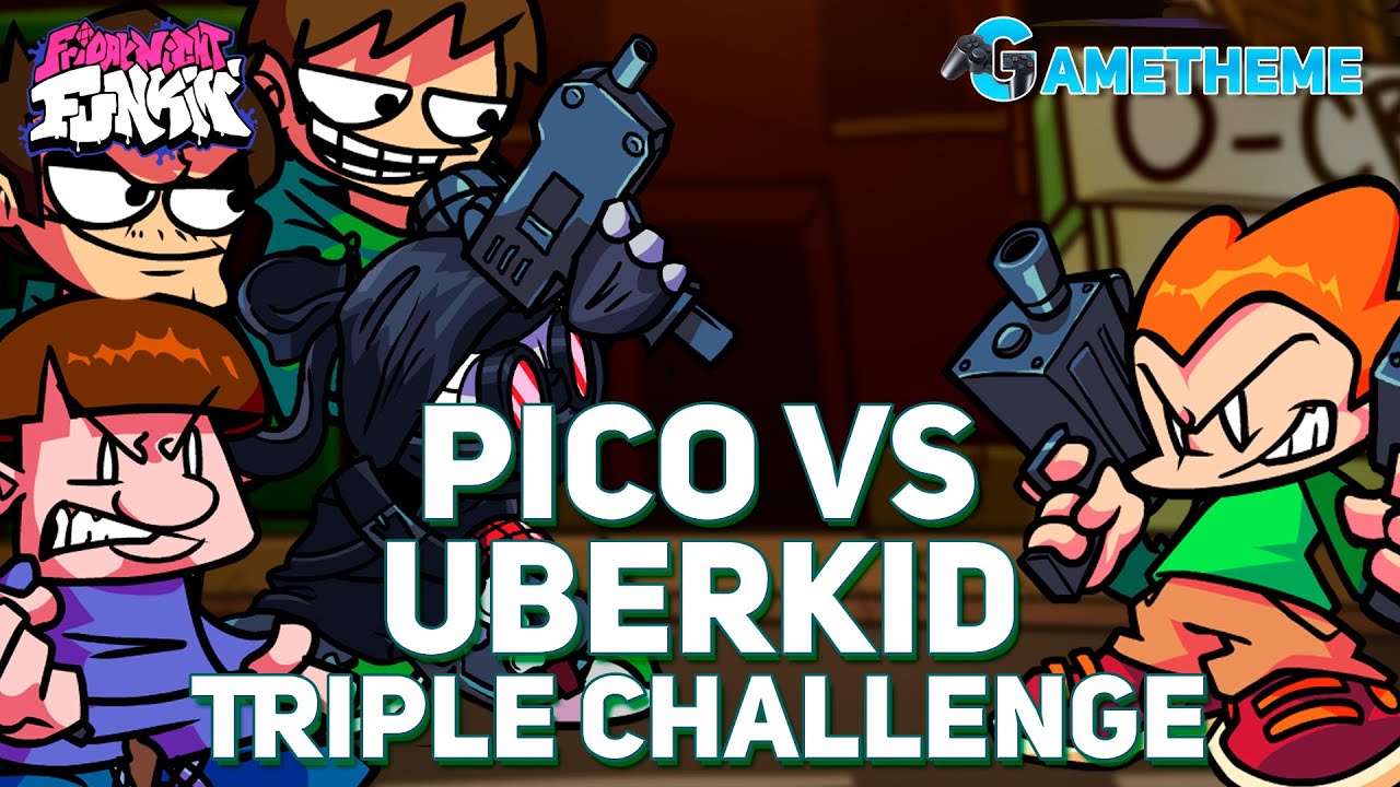 FNF Pico VS Uberkid Triple Challenge (FNF Mod) | FNF Uberkids - YouTube