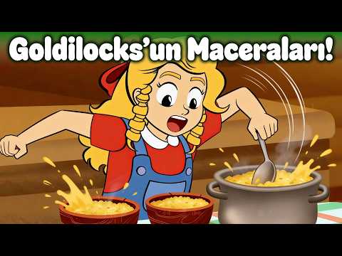 Meraklı Goldilocks: Üç Ayı ve Panda Ailesi 👧🏼 | Türkçe Masallar - Turkish Fairy Tales