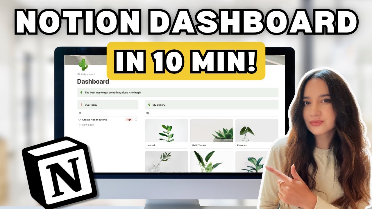 How to Get Started with Notion | Easy Dashboard Setup + Free Template ...