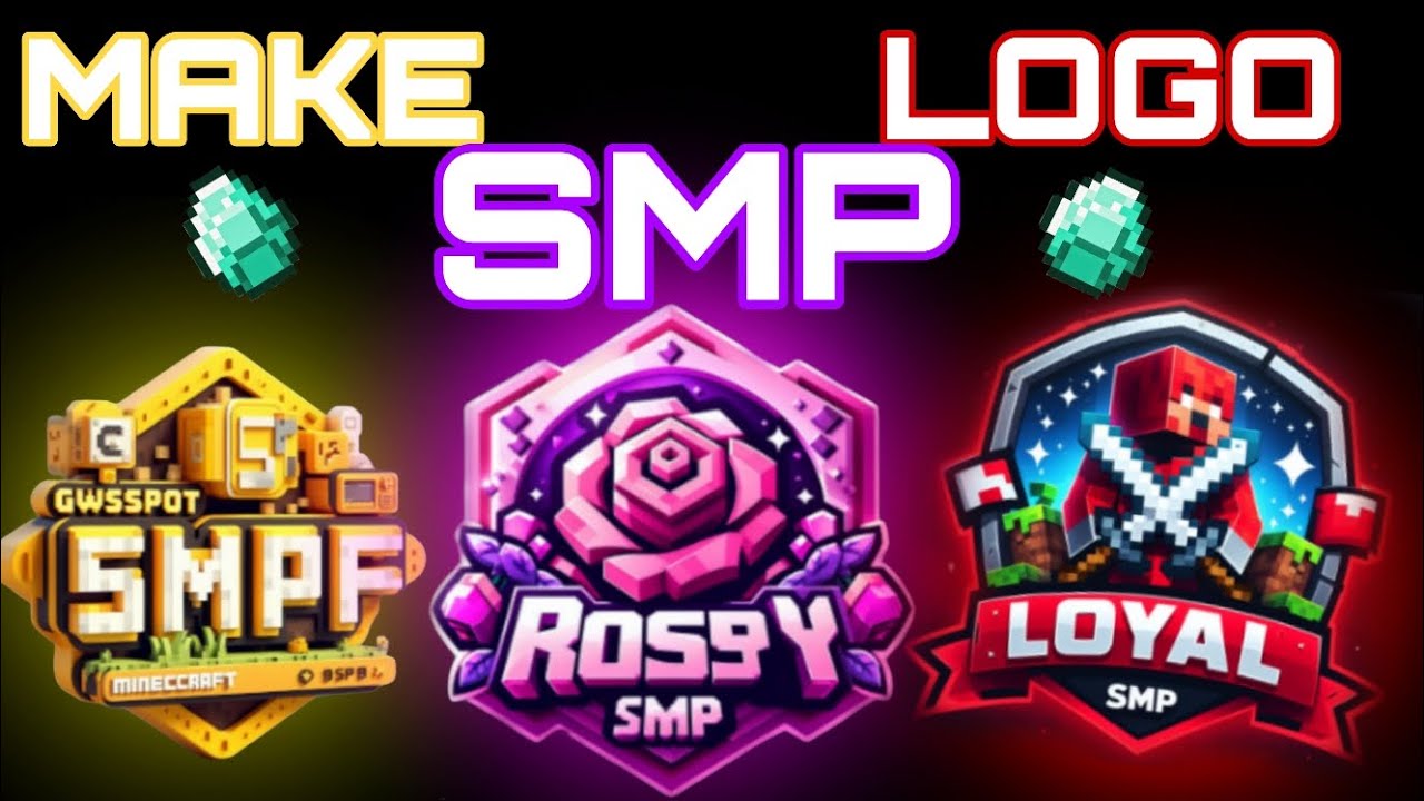 How to make SMP Logo in one click.🤯 (No clickbait) - YouTube