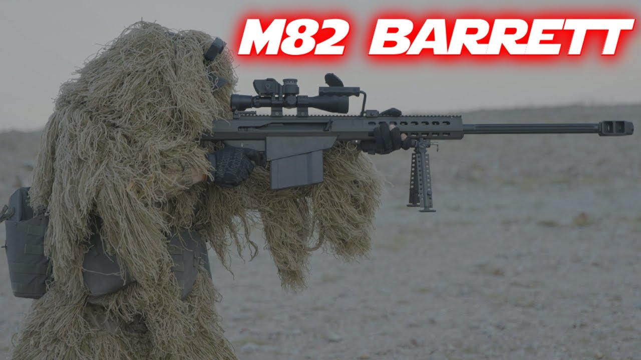 All Ghillied Up At The Range! (Barrett M82 + Full Auto MP5) - YouTube