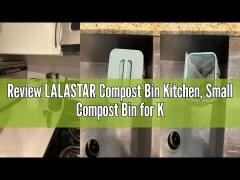 Review LALASTAR Compost Bin Kitchen, Small Compost Bin for Kitchen, Countertop Compost Bin with Lid,