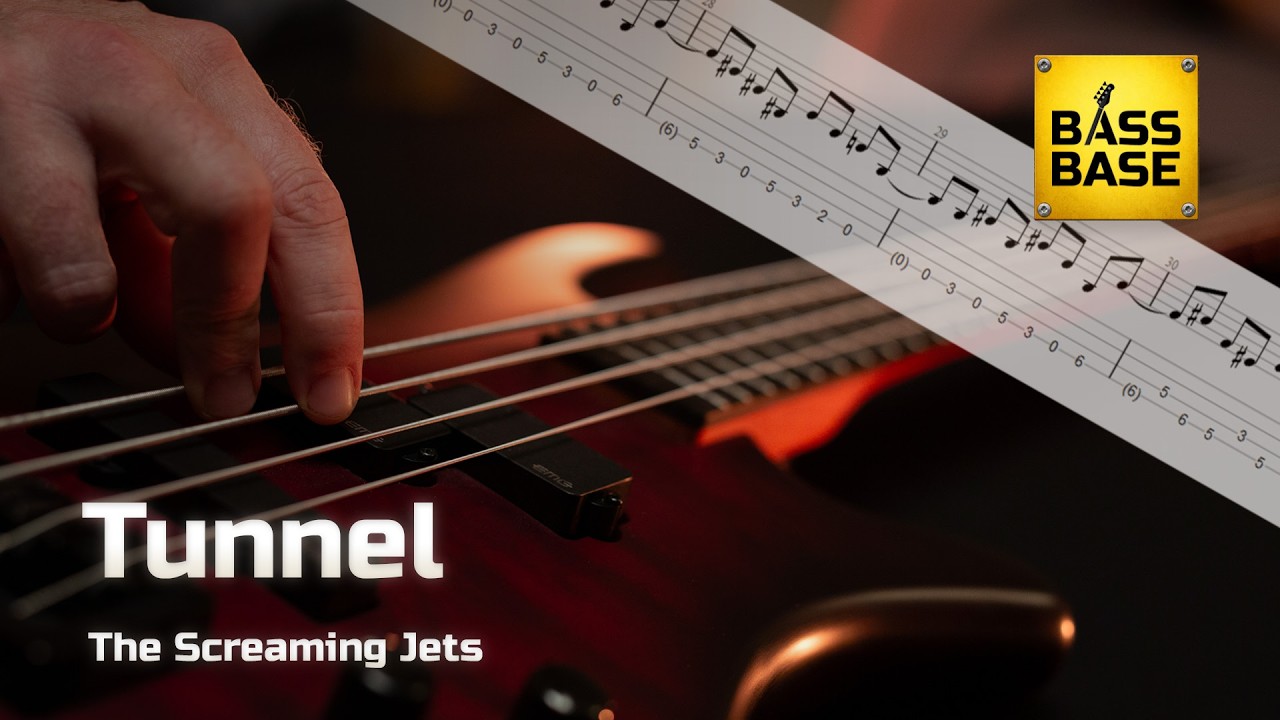The Screaming Jets - Tunnel - Bass cover with tabs - YouTube