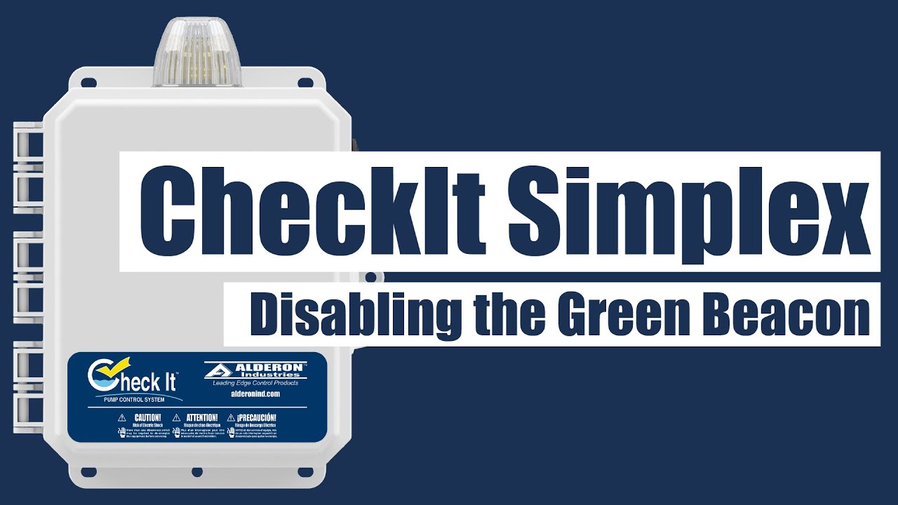 Check It Simplex Control Panel: Disabling the Green Beacon - YouTube