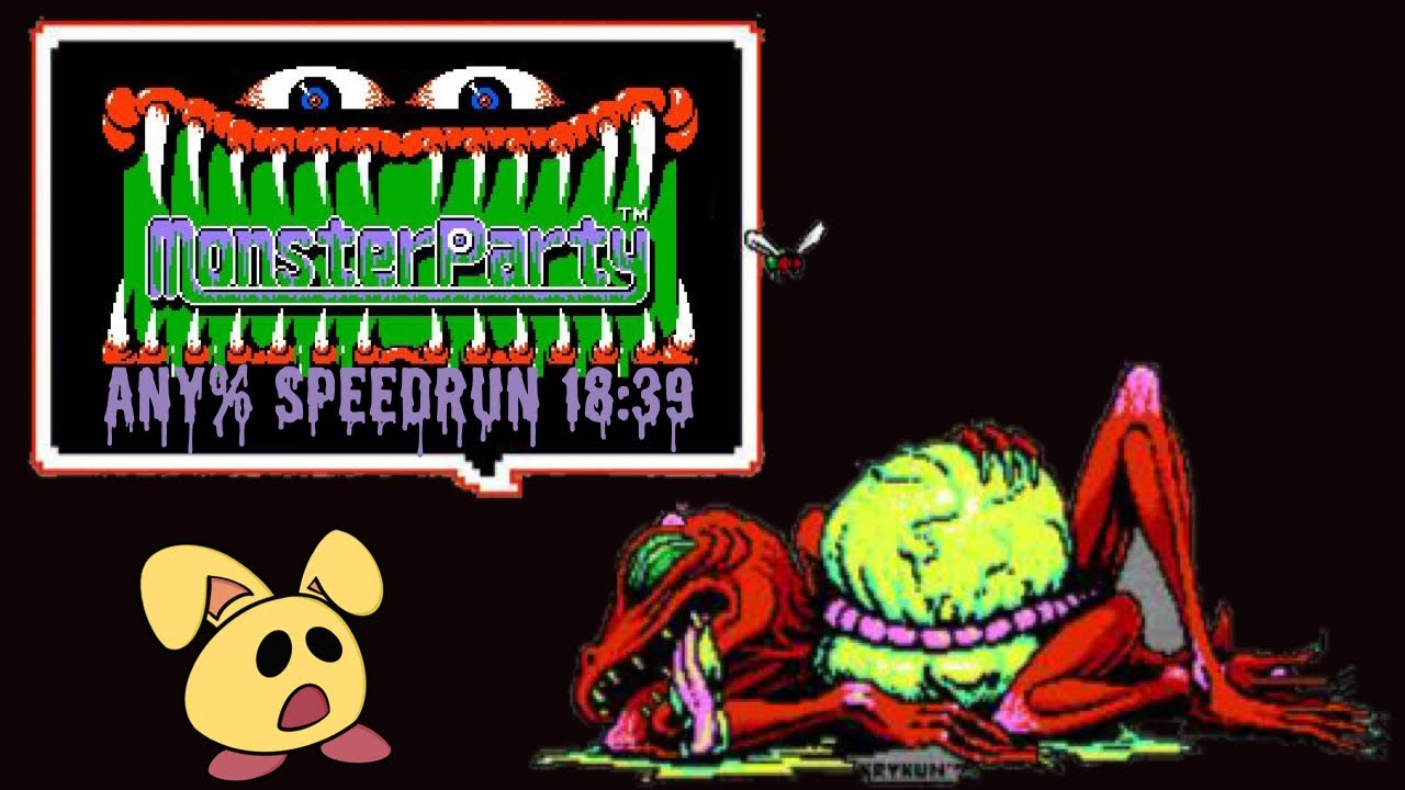 Monster Party (NES) ANY% PB 18:39 - YouTube