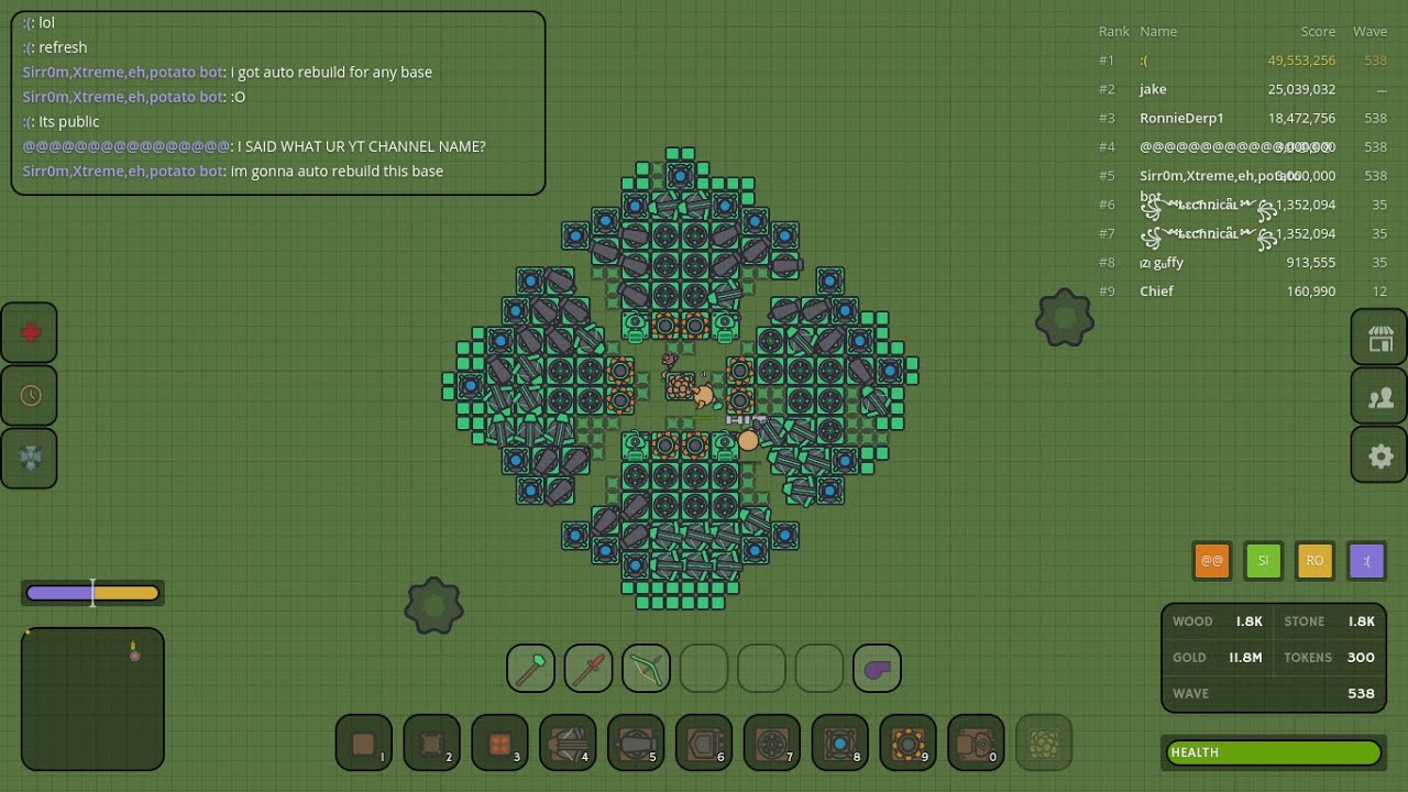 Nice base with 4 players - YouTube