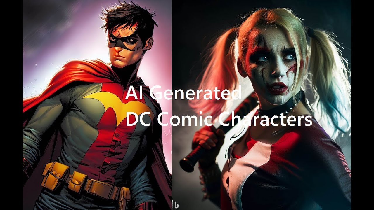 AI Generated DC Comic Characters - YouTube
