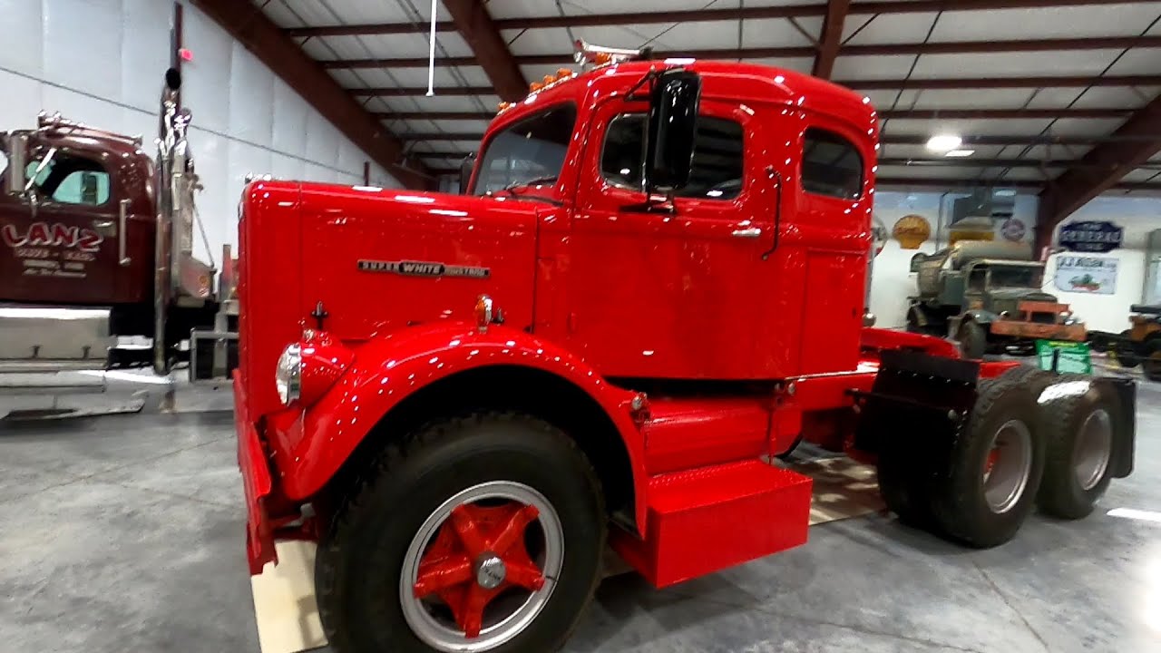 1962 White 9064 TV Vintage Truck At Iowa 80 Trucking Museum - YouTube