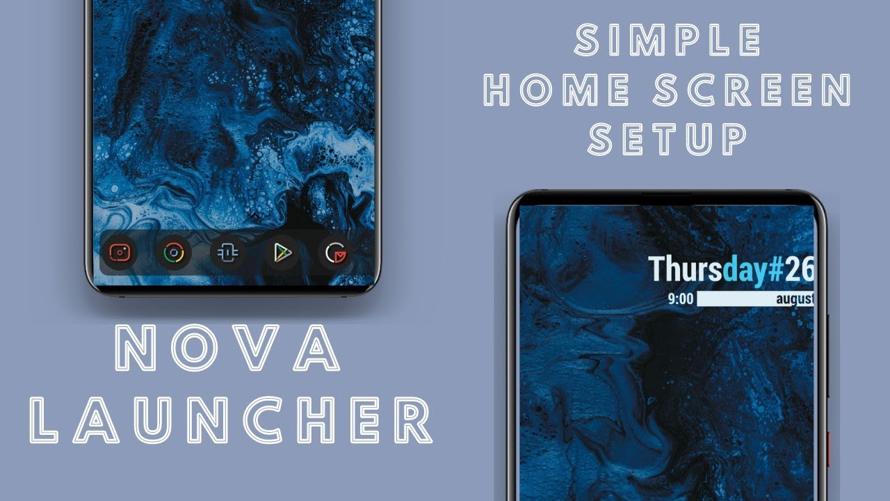 Nova Launcher Setup, Android home screen setup, Simple home screen ...