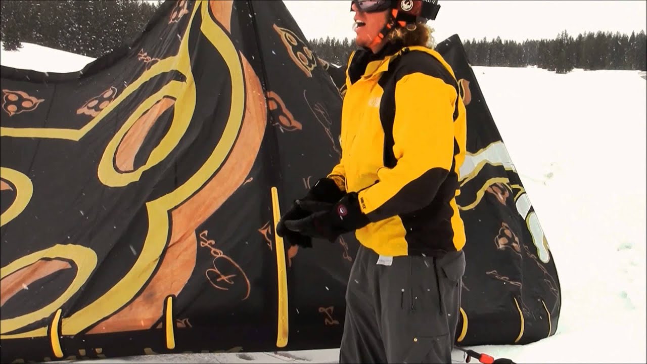 Snowkiting in Mesa, Colorado - YouTube