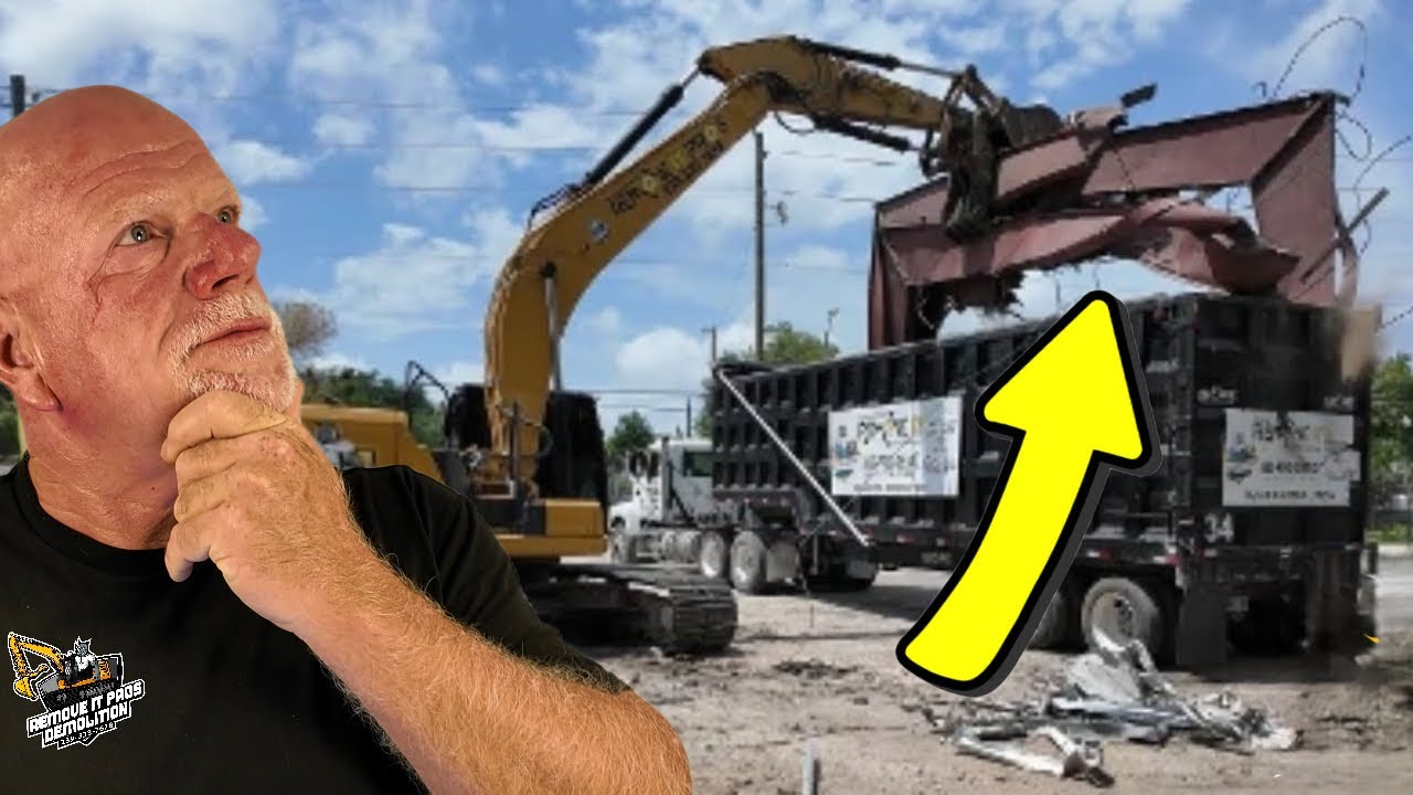 5 Acres of Scrap Metal - 14 Warehouses Destroyed & Hauled Away - YouTube