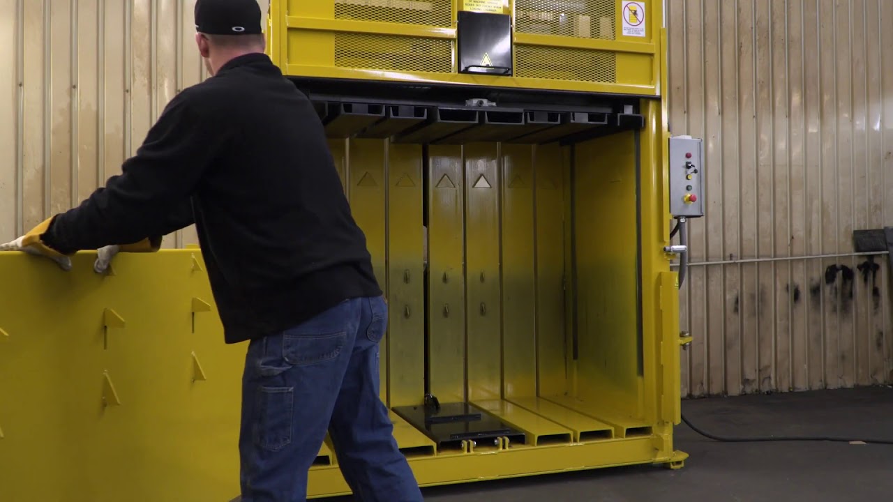 Harmony M72hd High Density Vertical Baler Training Video - YouTube