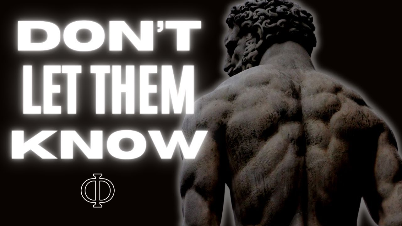 6 Things You MUST KEEP SECRET From Others - STOICISM - YouTube