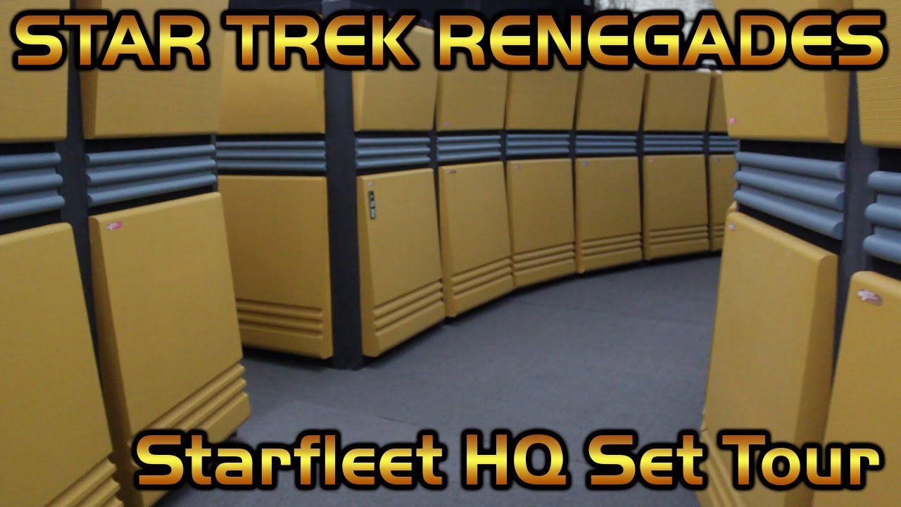 Starfleet Headquarters Set Tour - Star Trek Renegades - YouTube