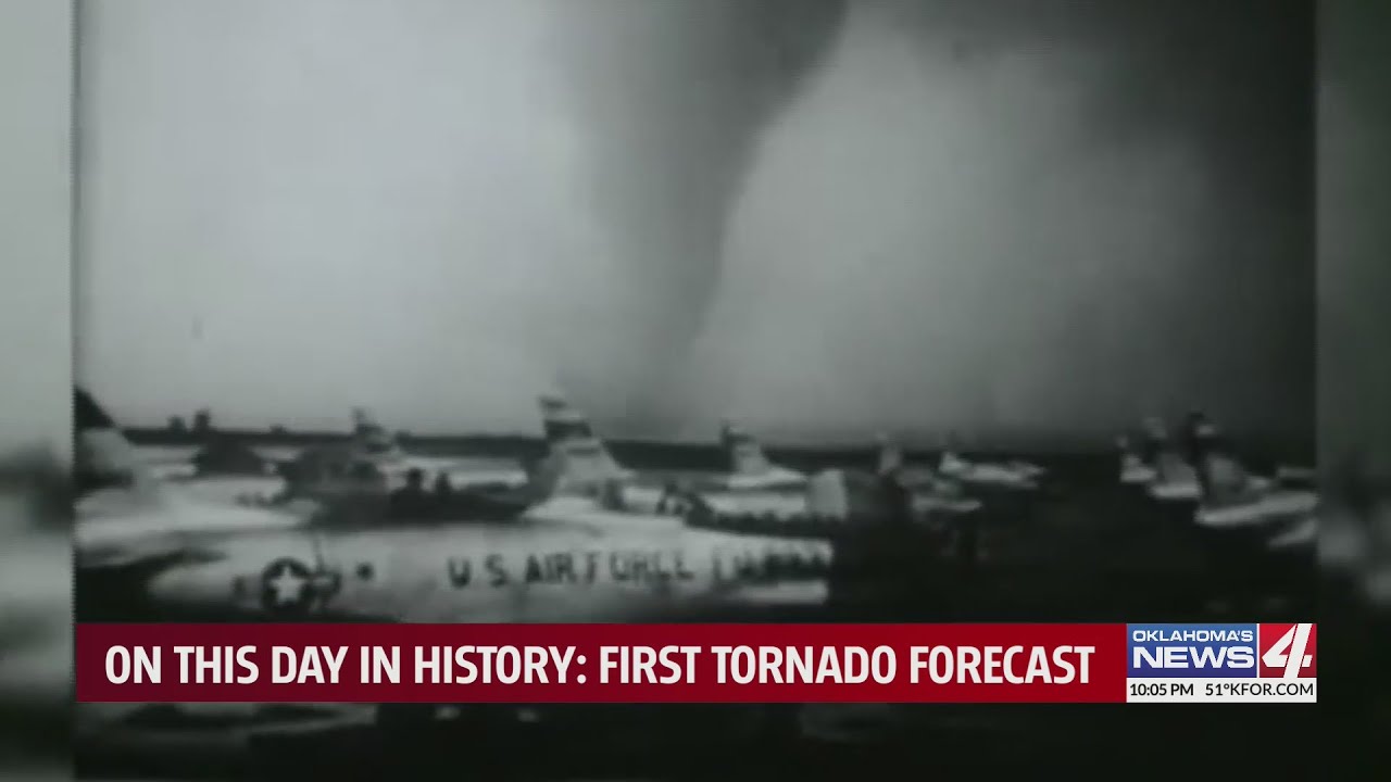 First tornado forecast made 75 years ago - YouTube