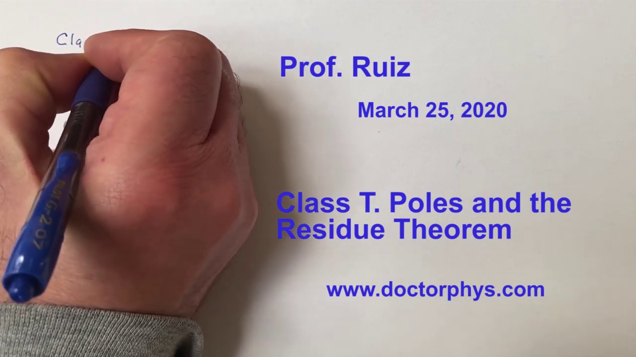 Theory T. Poles and the Residue Theorem - YouTube