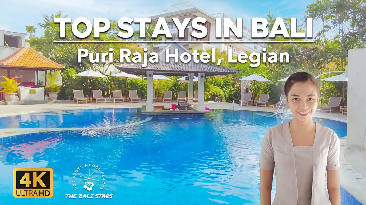 The gorgeous hotel room at Bali's hotel Puri Raja Hotel, Legian - YouTube