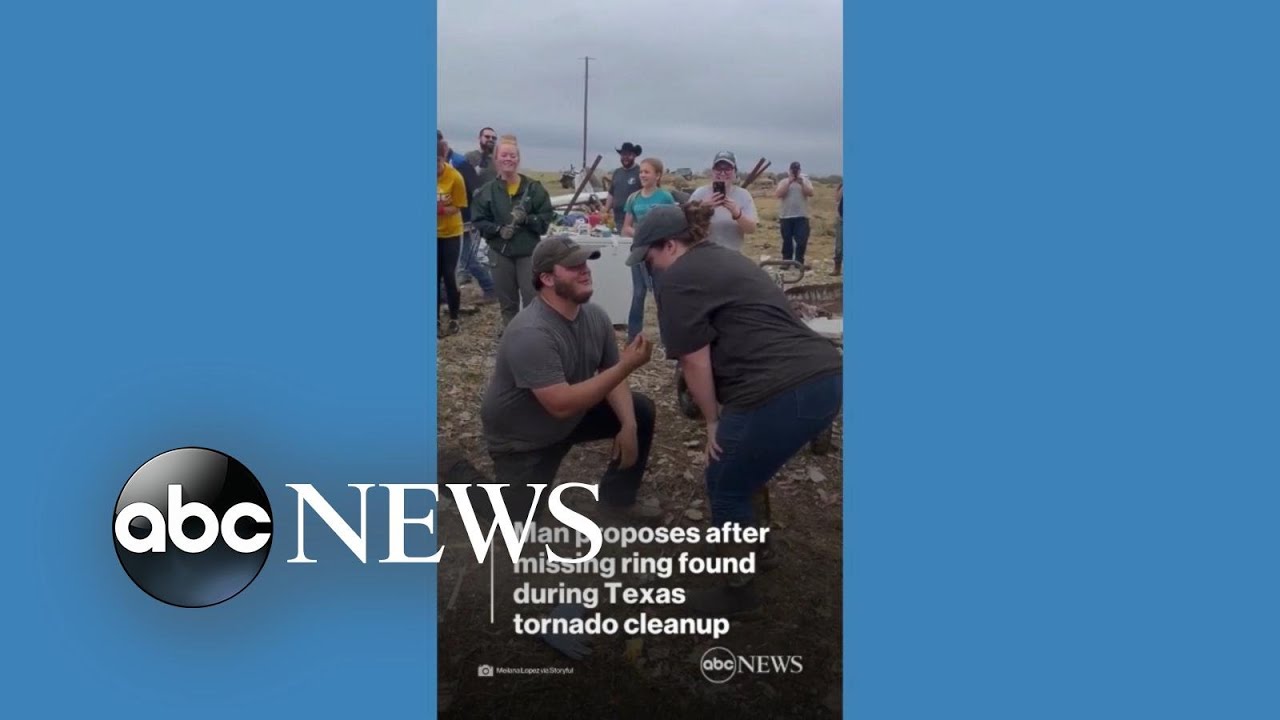 Man Proposes After Missing Ring Found During Texas Tornado Cleanup