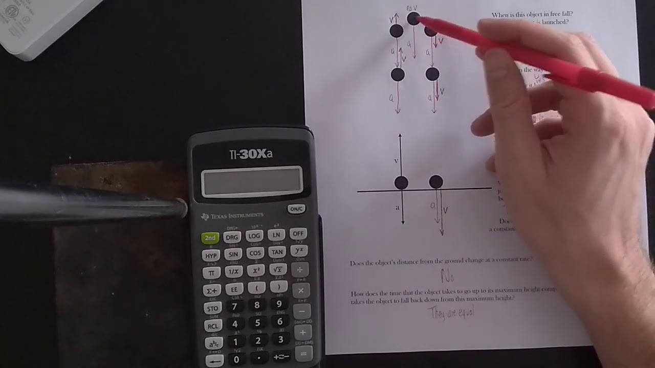Regents Physics Kinematics Unit: The Kinematics Equations/Free Fall #2 ...