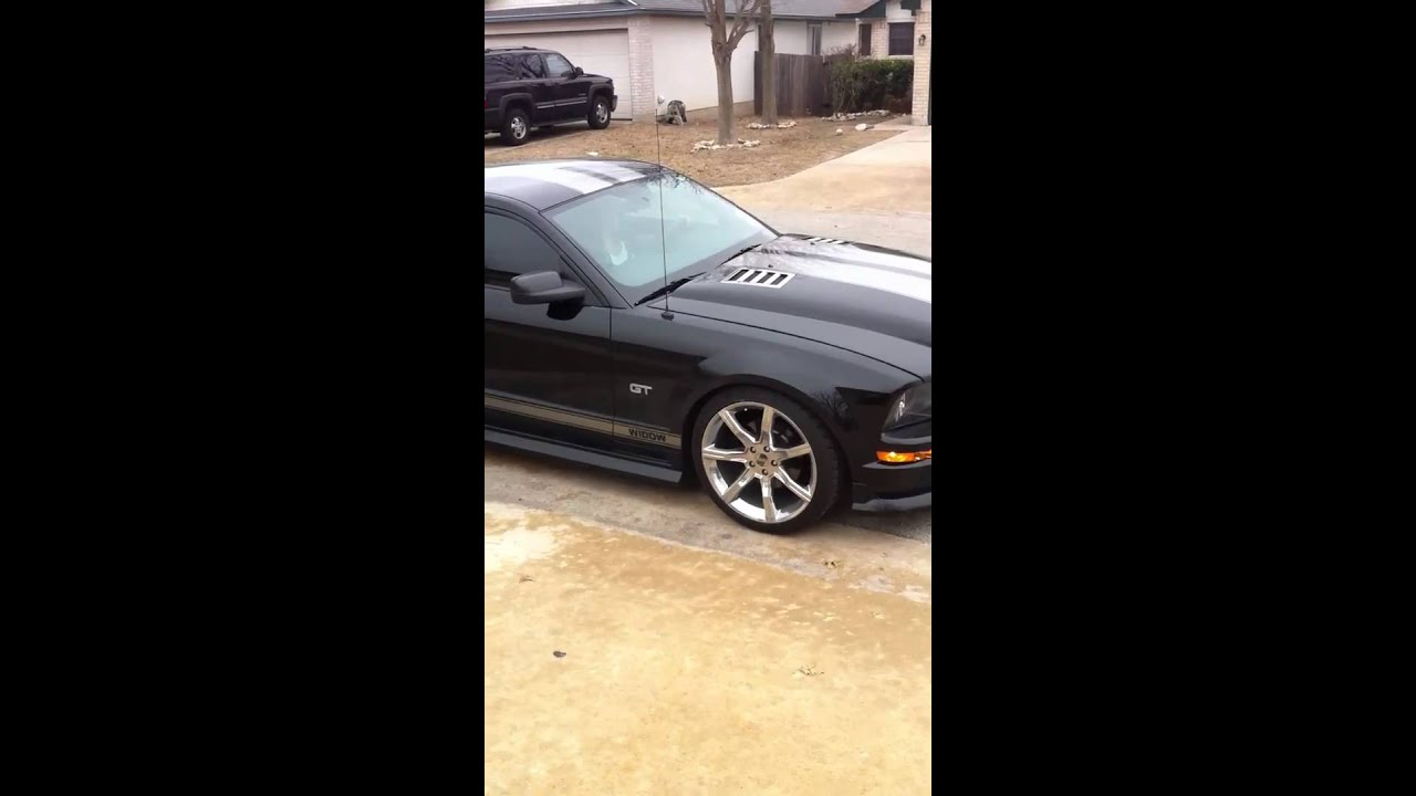 Ford mustang black widow - YouTube