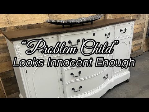 "Problem Child" Furniture Flip | Farmhouse | DIY | Home Decor - YouTube