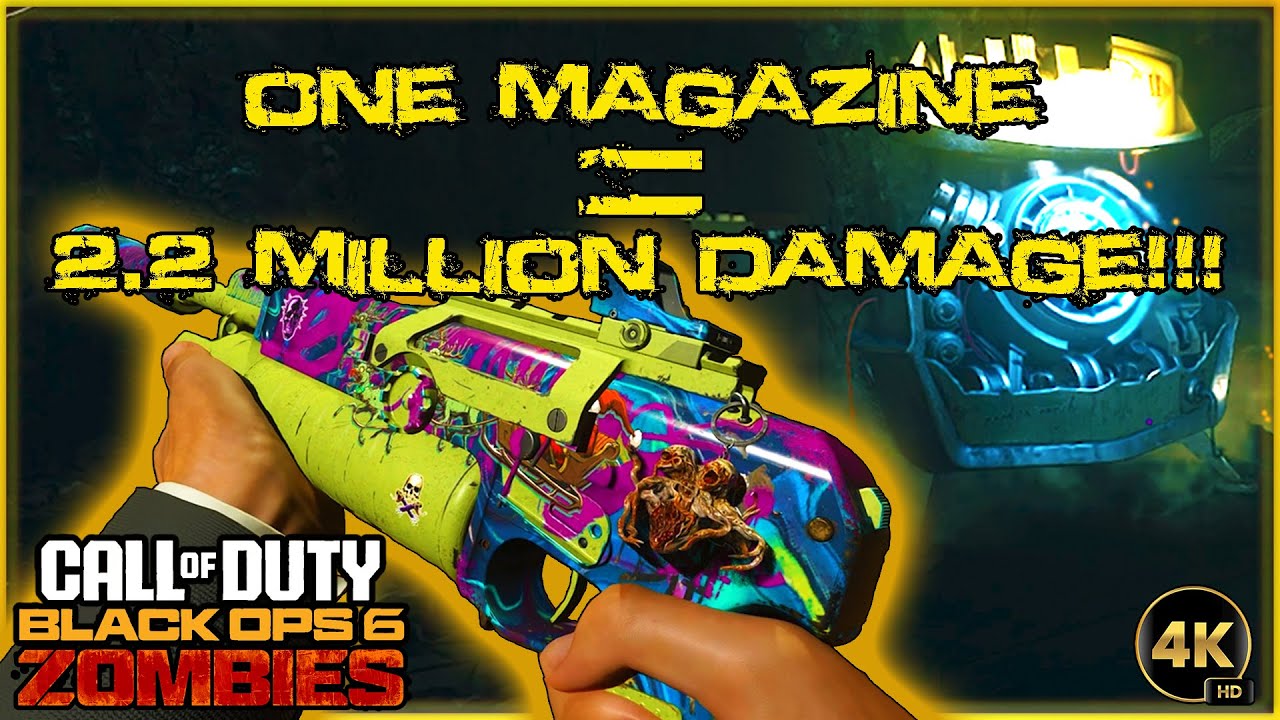 BO6 ZOMBIES THIS HAS OVER 2.2 MILLION DAMAGE PER CLIP!! (EASY ...