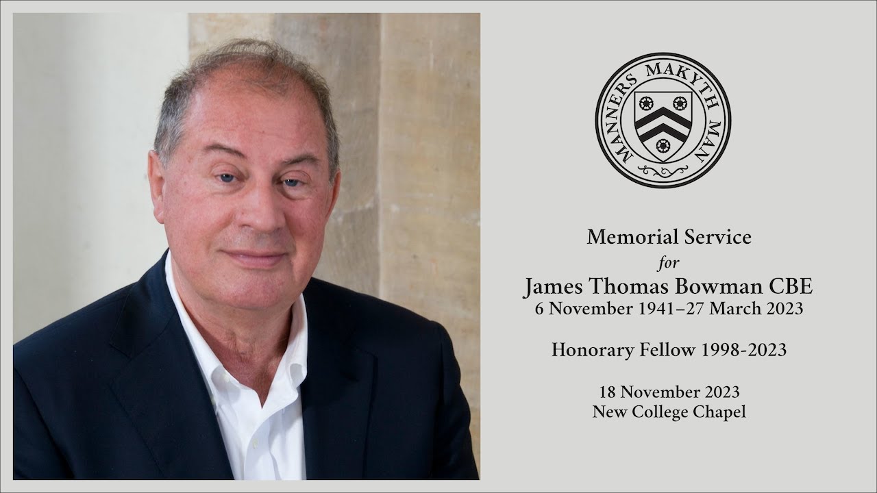 James Bowman Memorial Hymn - YouTube