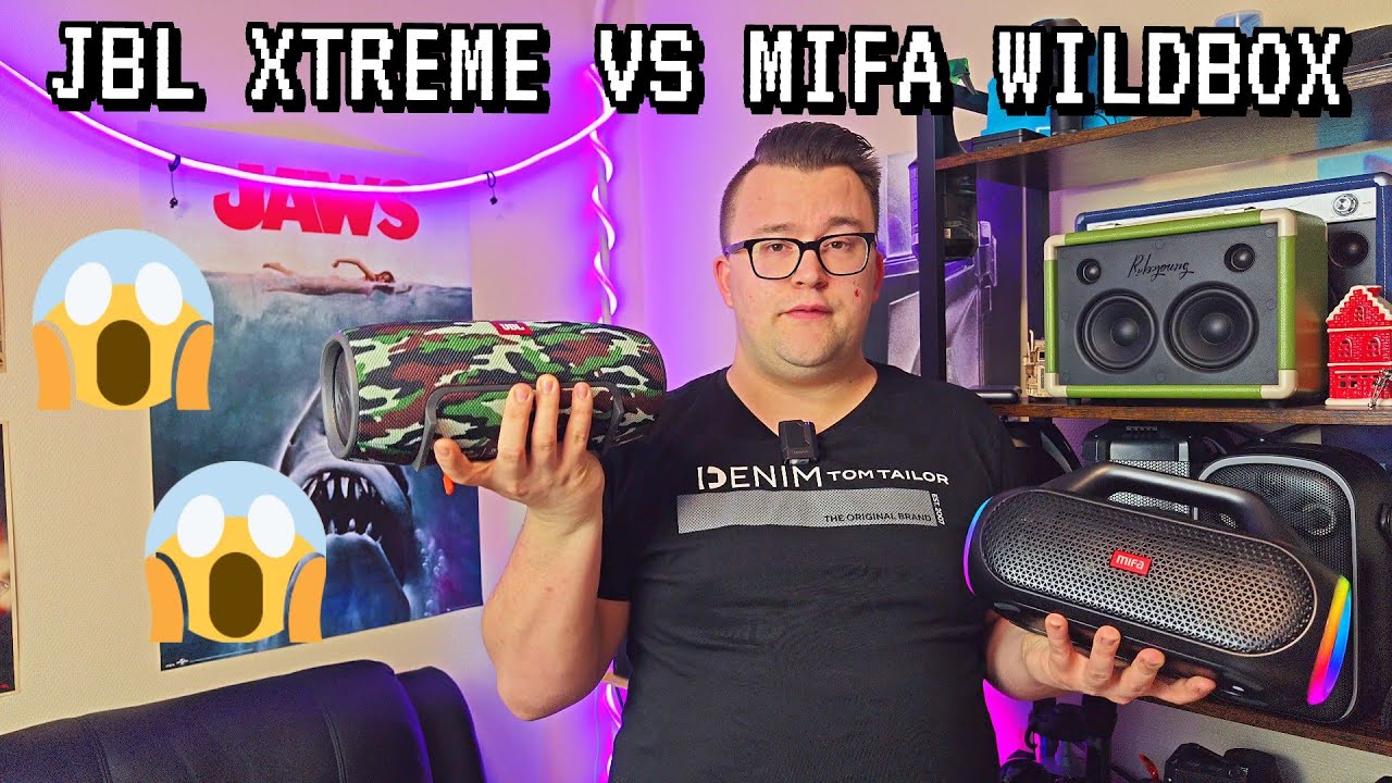 JBL Xtreme VS MIFA Wildbox - YouTube