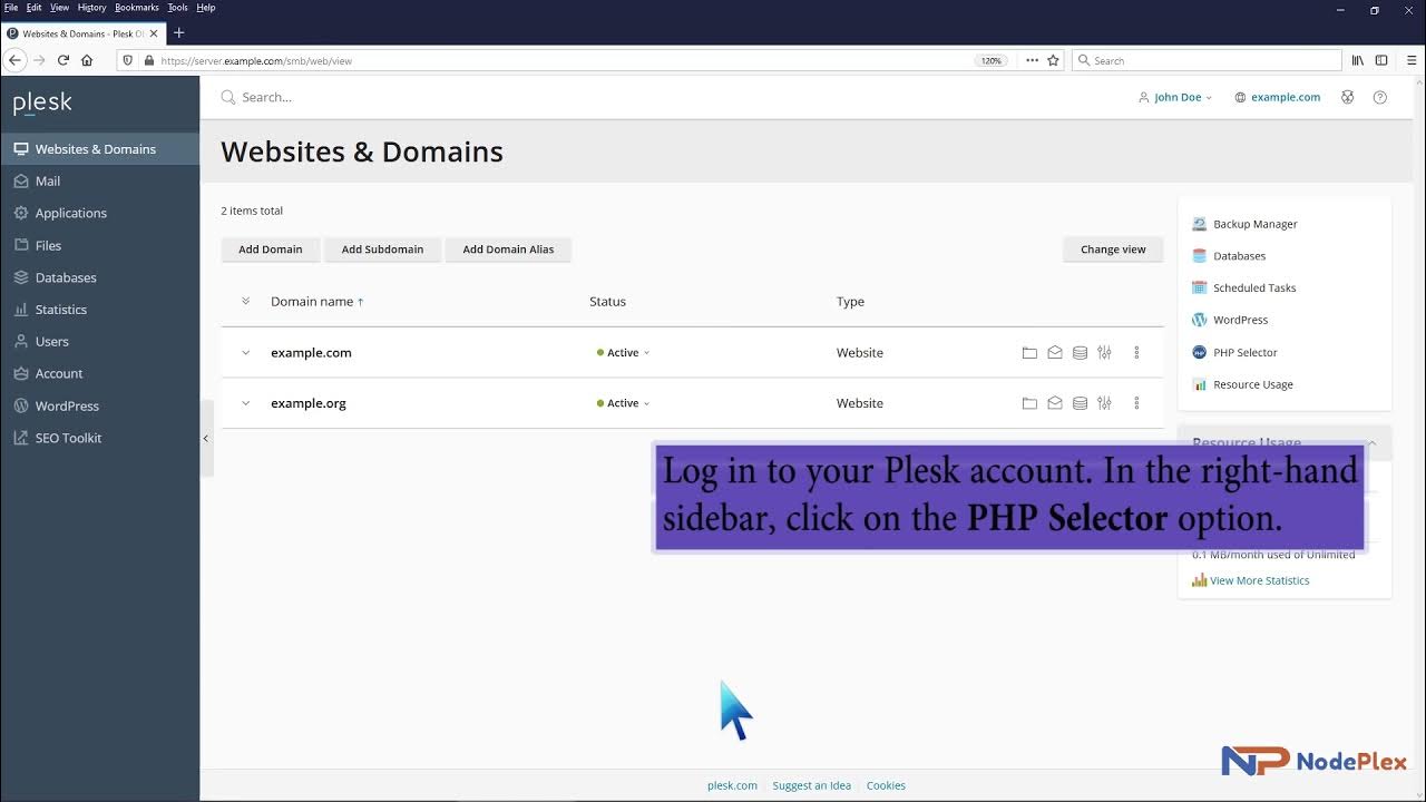 How To Enable The Gd Extension Of Php Via The Cloudlinux Selector In Plesk Youtube