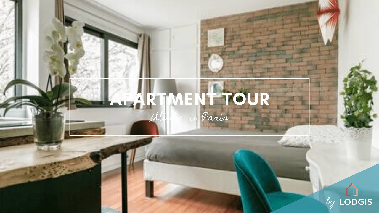 Apartment Tour // Furnished 18m2 in Paris – Ref : 10420650 - YouTube