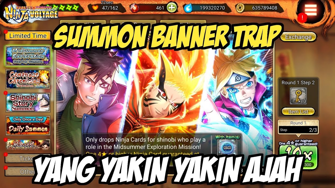SUMMON BANNER MID SUMMER MASIH DI KASIH HOKI!?! - NARUTO X BORUTO NINJA ...