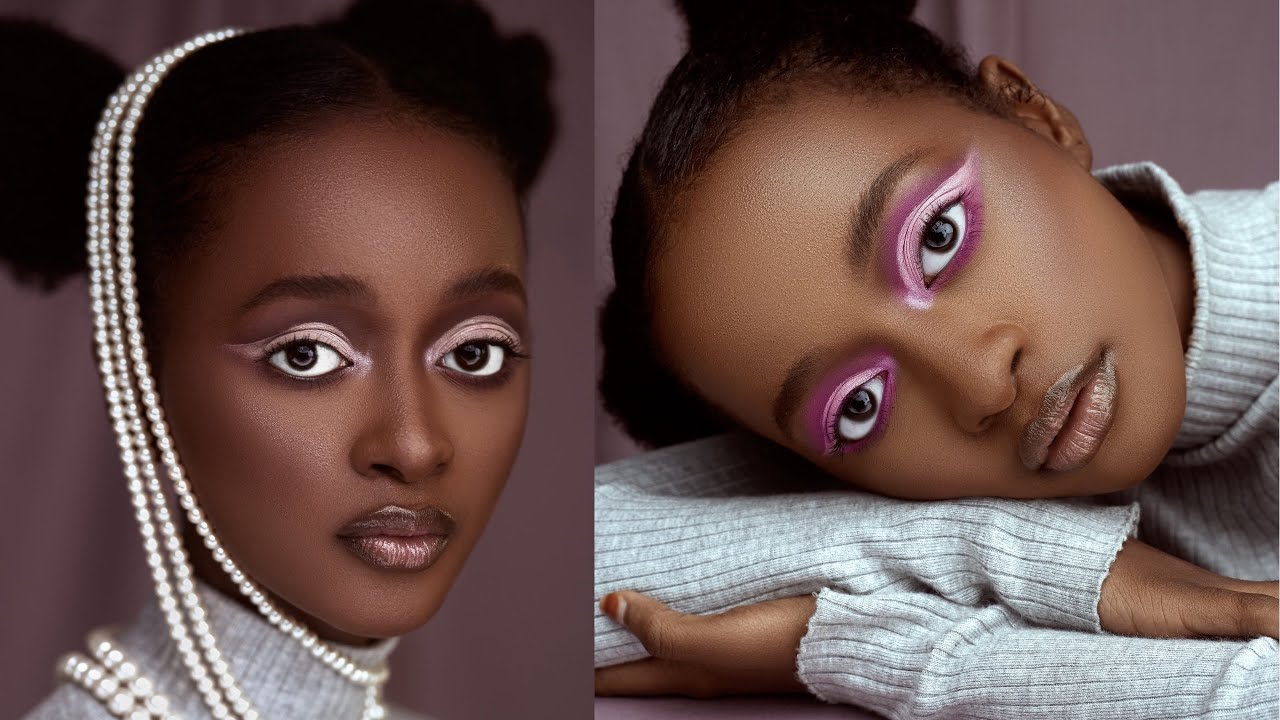 DETAILED EDITORIAL MAKEUP TUTORIAL - YouTube