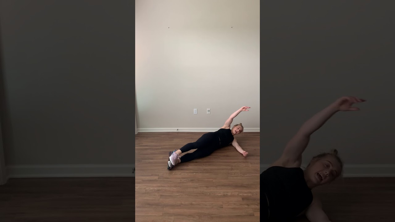 Gymnastics Side V Ups exercise - YouTube