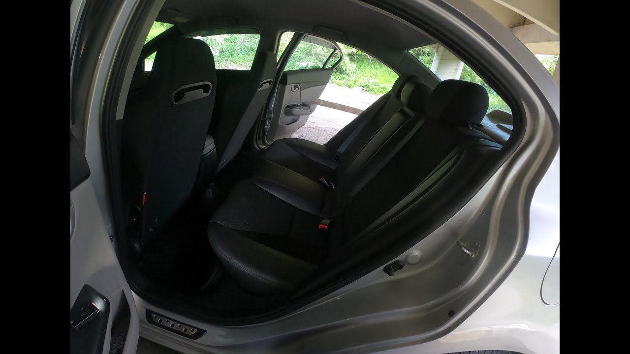 2015 Honda Civic Rear Seat Install Finished - YouTube
