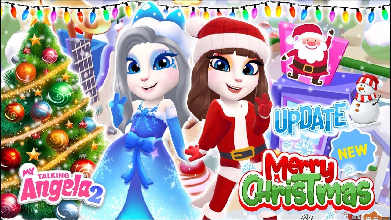My Talking Angela 2 | Christmas Update 2024☃️| Santa Claus VS Christmas ...